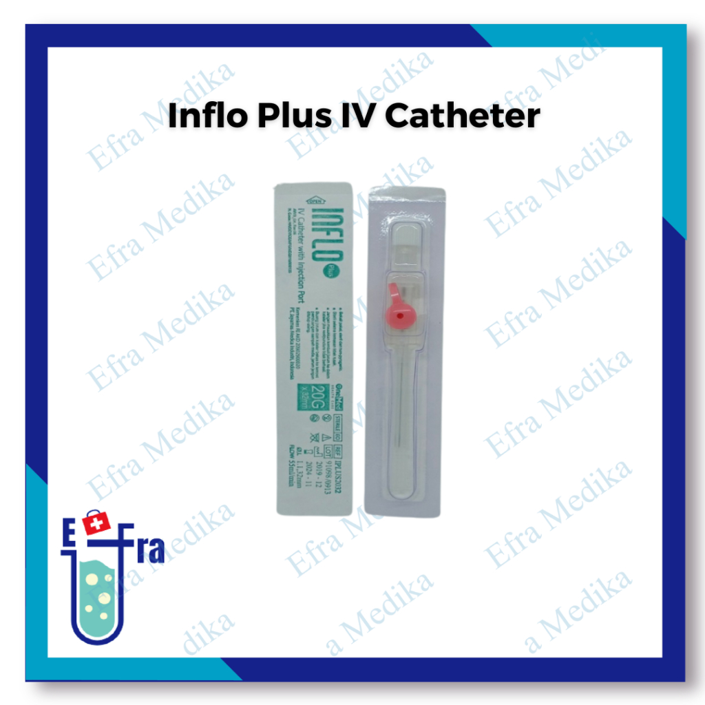 Jual Inflo Plus IV Catheter With Injection Abbocath 18G, 20G, 22G, 24G ...