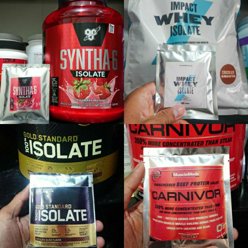 Jual Whey Protein isolate 1x serving | Shopee Indonesia