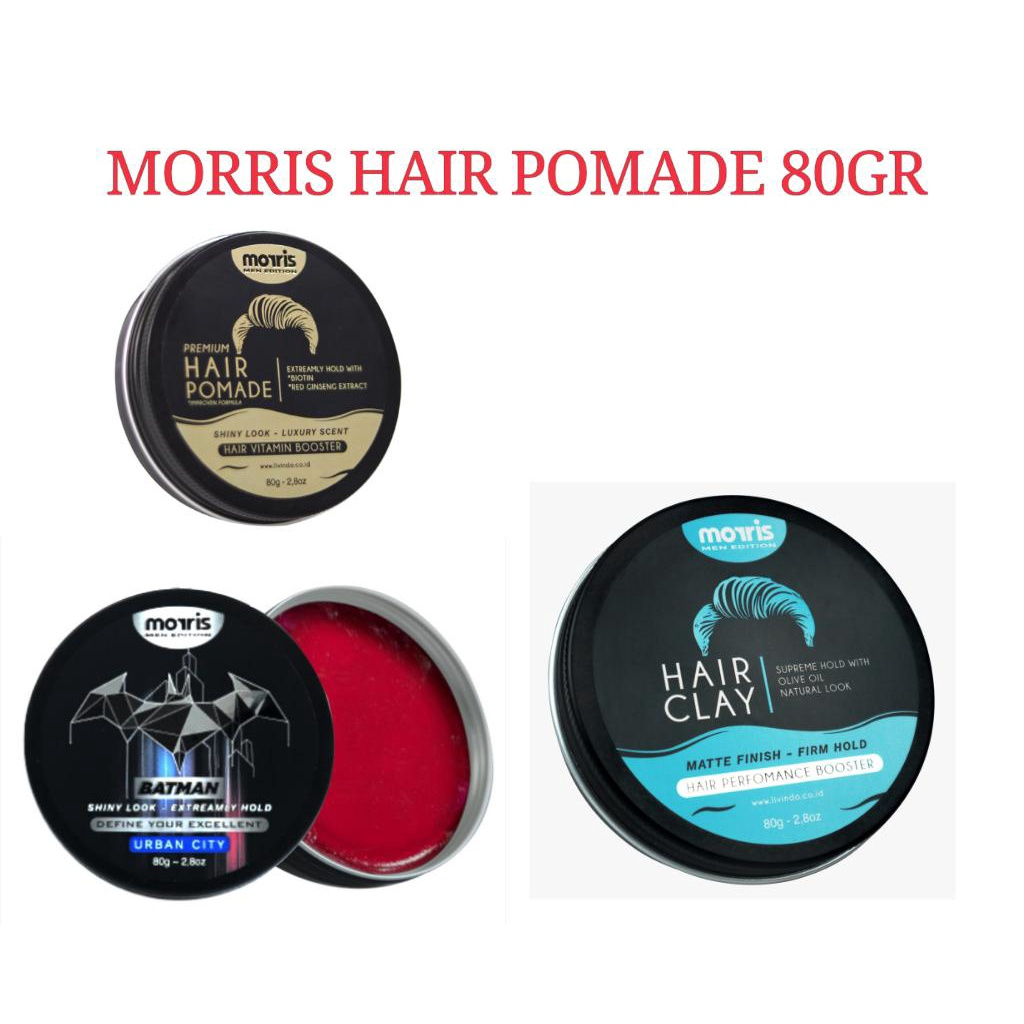 Jual morris hair pomade 80gr | Shopee Indonesia