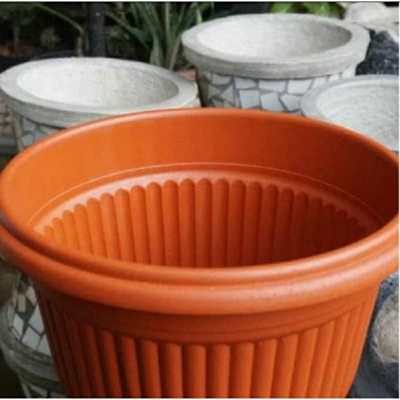 Jual Pot Tanaman Bunga 40 Cm Pot Plastik CJP 817 | Shopee Indonesia