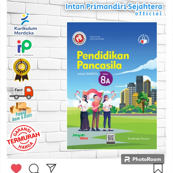 Jual PROMO !!! BUKU PR INTERAKTIF ( Kurikulum Merdeka ) SMP/MTs : PENDIDIKAN PANCASILA KELAS 8 ...