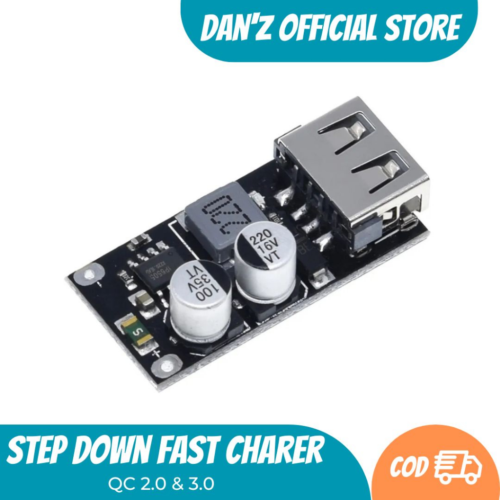 Jual MODUL STEP DOWN FAST CHARGING QUICK CHARGE IP6505 QC 3.0 5V 9V 12V ...
