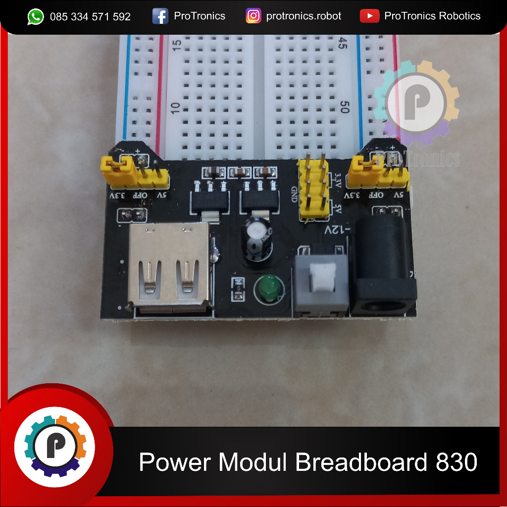 Jual Power Supply Module 5V 3.3V for Breadboard | Shopee Indonesia