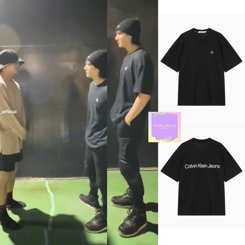 Jual (PO) OFFICIAL SALE C4LVIN KL3IN Emboss Logo Short Sleeve T-shirt ...