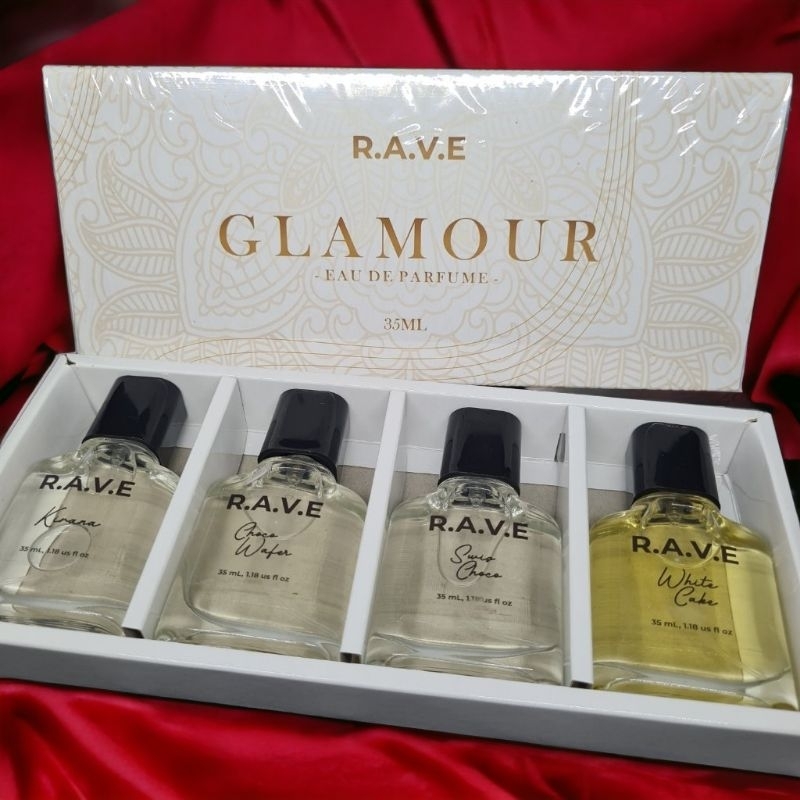 Jual Parfum RAVE Glamour Paket Istimewa isi 4 pcs | Shopee Indonesia