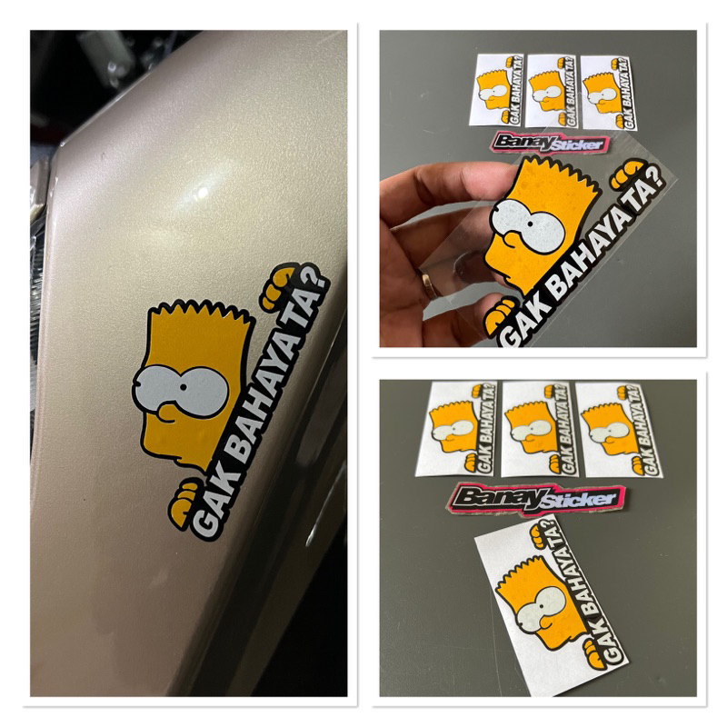 Jual Stiker Sticker GAK BAHAYA TA cutting | Shopee Indonesia