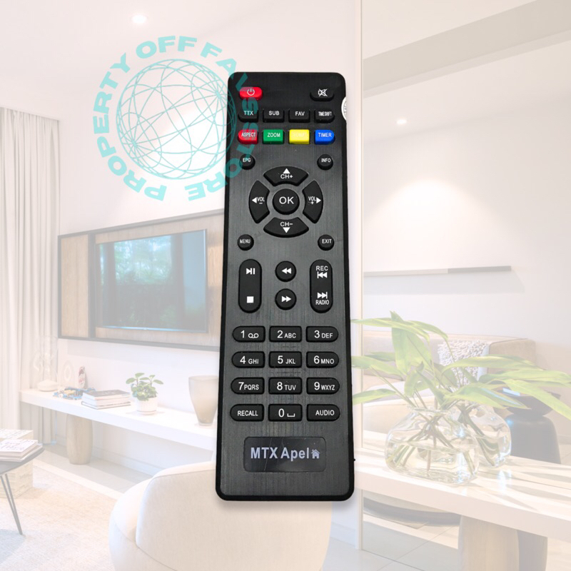 Jual Favs Store Remot Remote Set Top Box Dvb T2 Matrix Aple Hd Merah ...
