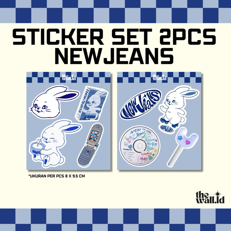 Jual STICKER SET NEWJEANS ISI 2PCS | Shopee Indonesia