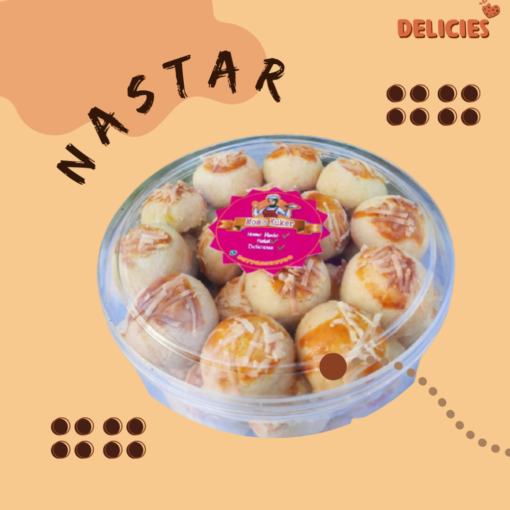 Jual Kue Nastar Khas Lebaran Enak Bentuk Original Keranjang Bulat ...