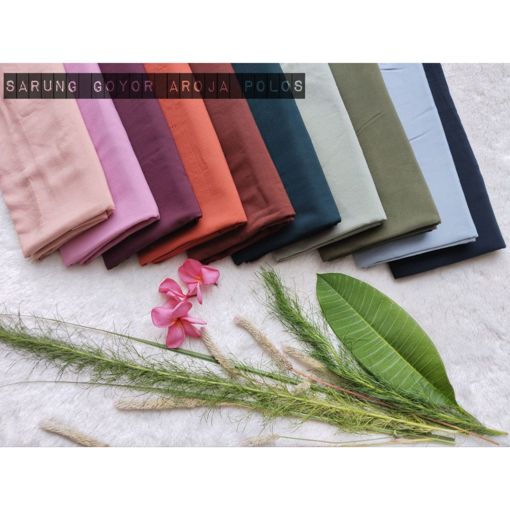 Jual Sarung Goyor Santri Remaja Polos Warna Tanpa Tumpal Best Seller ...