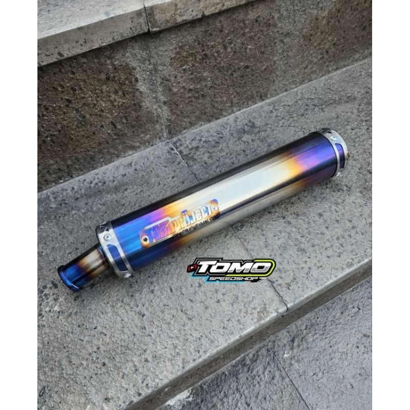 Jual Silencer Knalpot Titanium TZM Project Ninja150 SS R RR | Shopee ...