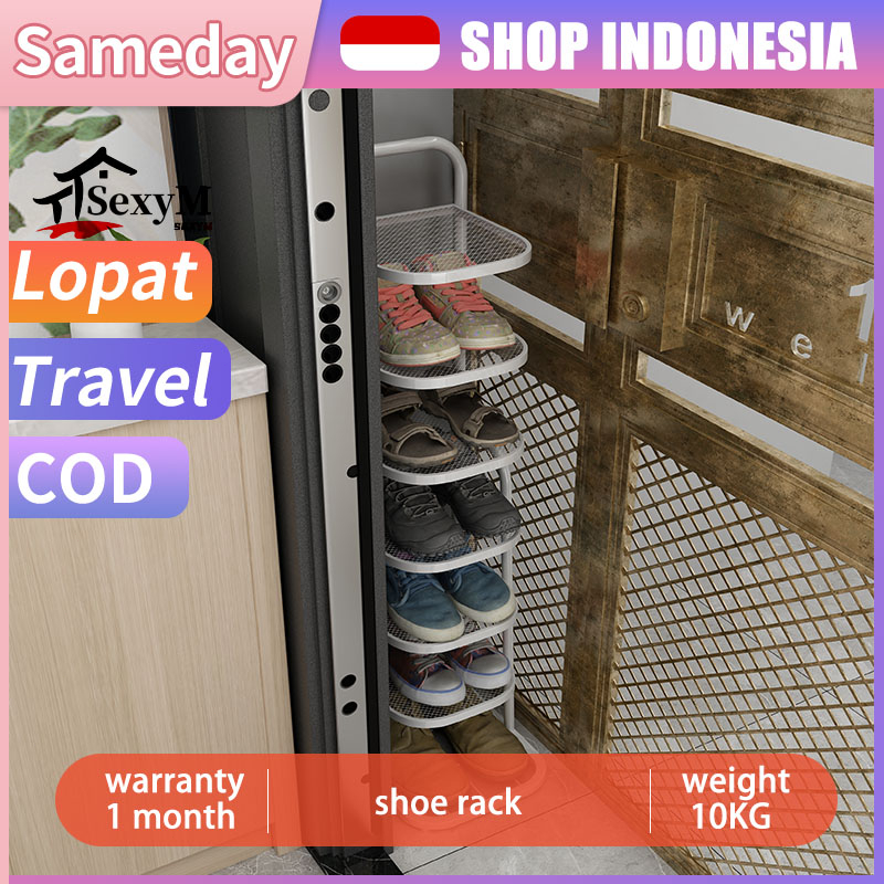 Jual WARM LAB Rak Sepatu Rak Serbaguna 5,8 Tingkat jaring Besi | Shopee ...