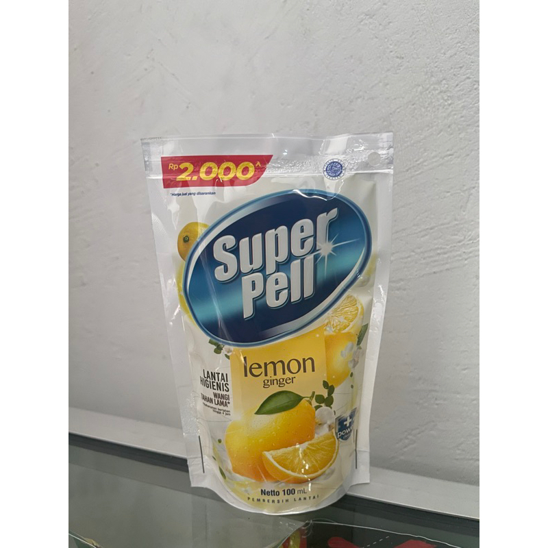 Jual superpell lemon ginger 100ml/super pell lemon 100ml | Shopee Indonesia