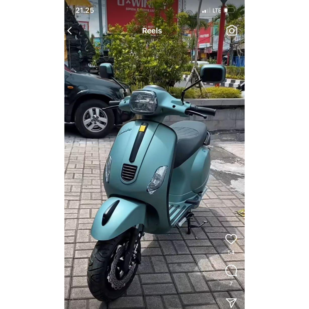 Jual Motor Listrik Model Vespa T3s pro / Termurah Se-Bali / Bergaransi ...