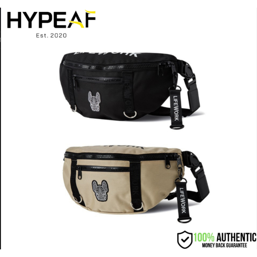 Jual LIFEWORK Hideaway Radog D-Ring Waist Bag - Black | Shopee Indonesia
