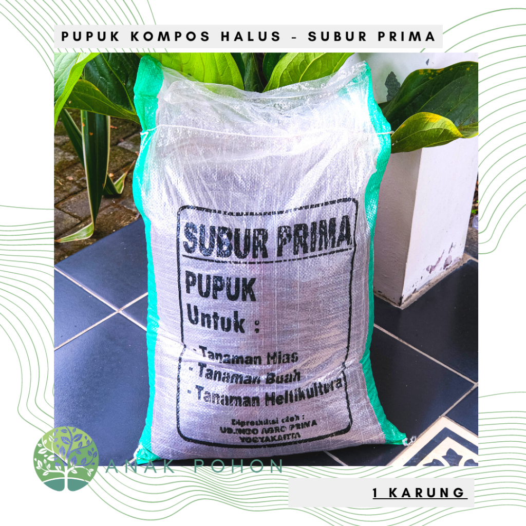 Jual (1 KARUNG) Pupuk Kompos SUBUR PRIMA untuk Segala Jenis Tanaman ...