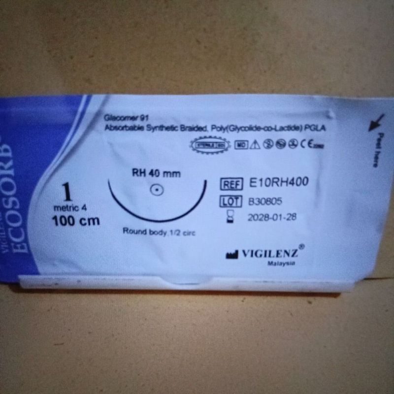 Jual ECOSORB 1 ROUNDBODIED ( PGA ABSORBABLE) | Shopee Indonesia