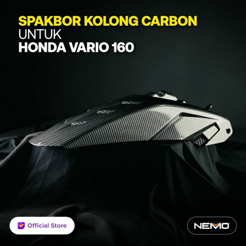 Jual NEMO Spakboard Kolong / Hugger Vario 160 Carbon | Shopee Indonesia