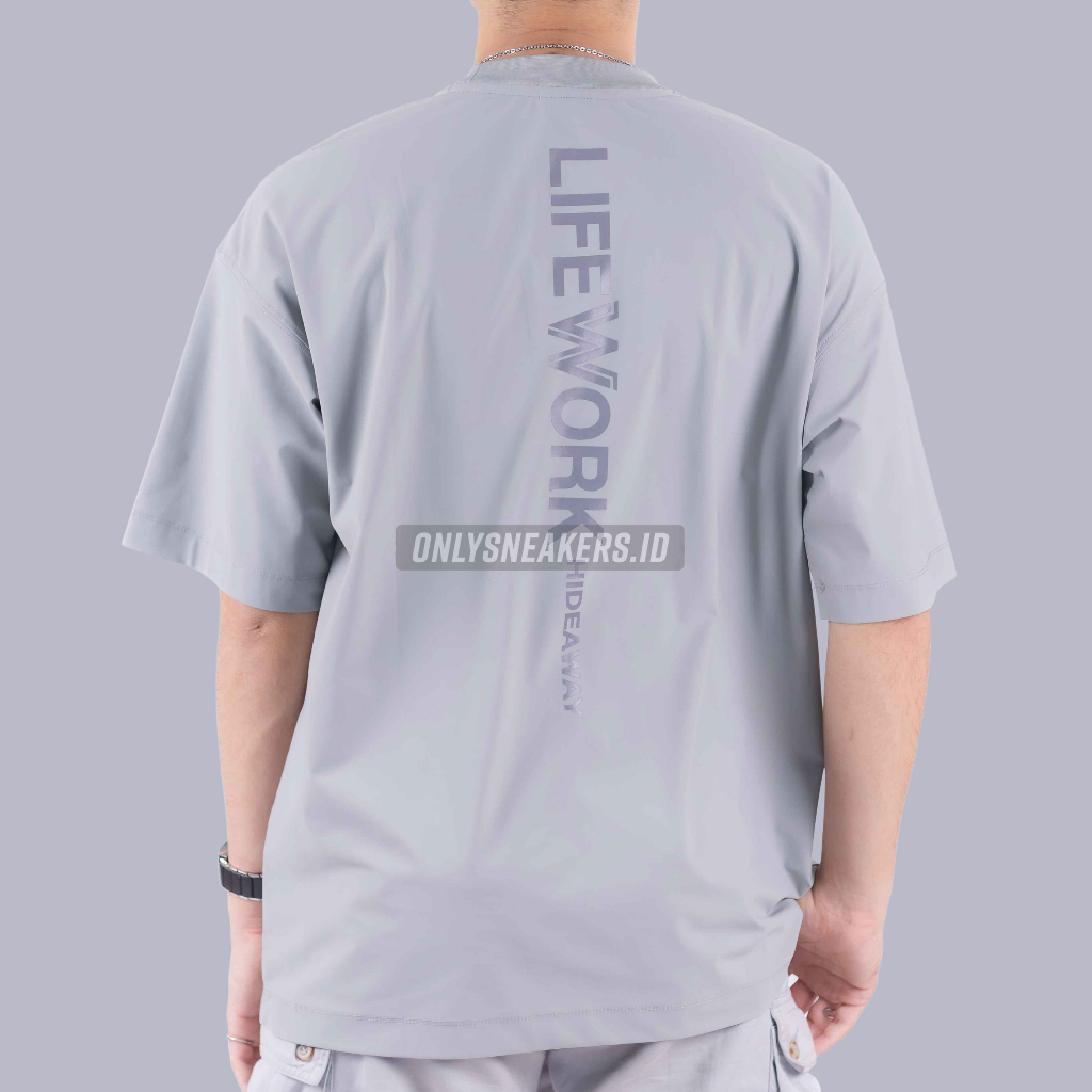Jual LIFE WORK LOGO DRAW STING GREY TEE (100% AUTHENTIC) | Shopee Indonesia