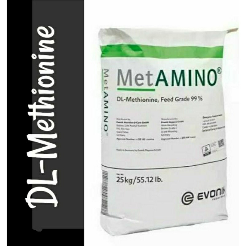 Jual DL-Methionine 1Kg Metamino Methionin Evonik | Shopee Indonesia