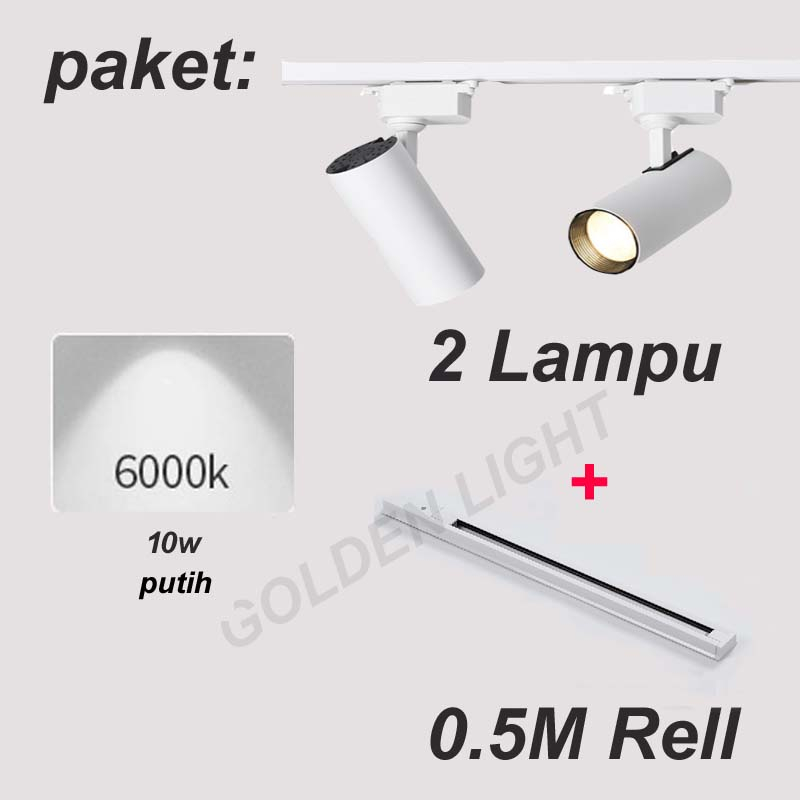 Jual Lampu Sorot/Track Light/Pencahayaan Restoran/toko pakaian suasana ...