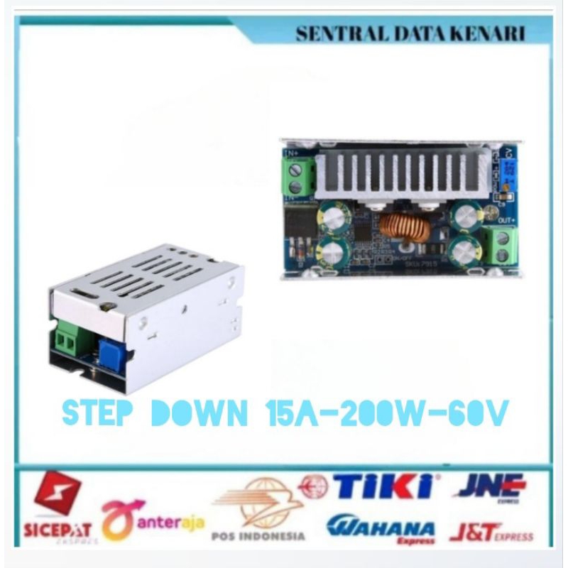 Jual Step Down 15A 200W 60V Adjustable DC - DC Step Down Converter Buck ...