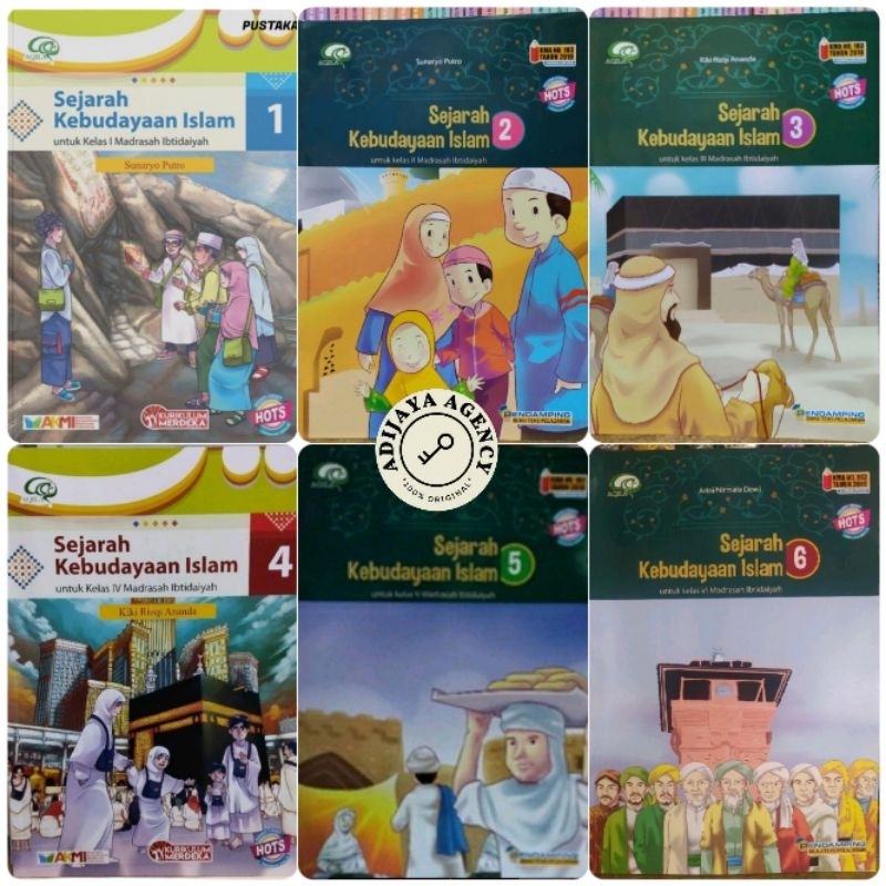 Jual SKI Sejarah Kebudayaan Islam SD MI Kelas 1 2 3 4 5 6 Kurikulum Merdeka / 2013 HOTS Aqila ...