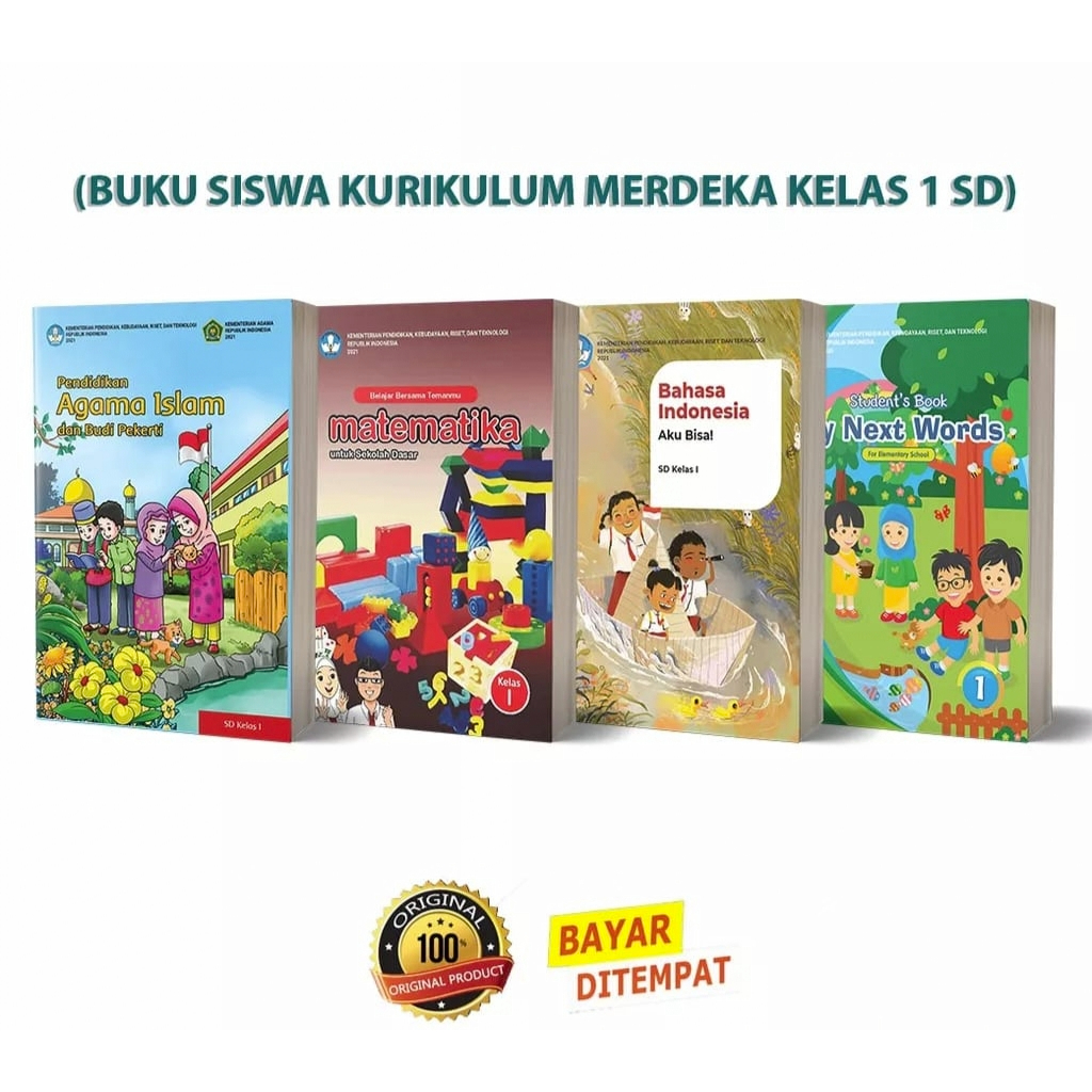 Jual Buku paket kelas 1 SD Kurikulum Merdeka Kemendikbud | Shopee Indonesia