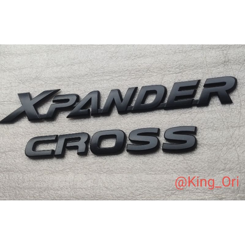 Jual Logo Emblem Merek Mitsubishi Xpander Cross Black Ori | Shopee ...