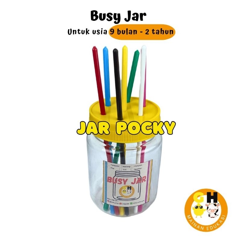 Jual Mainan Edukasi Busy Jar Montessori EKONOMIS Bizzi Jar Motorik ...