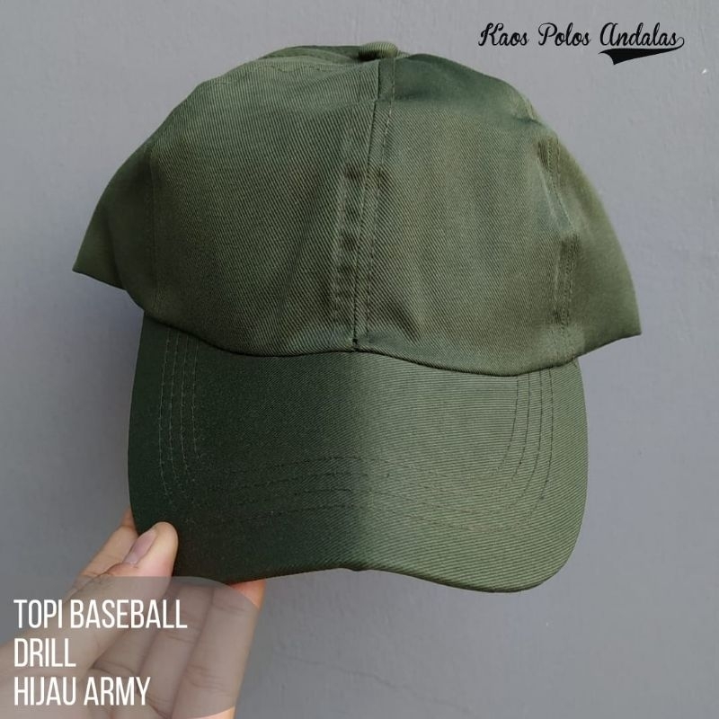 Jual Topi Baseball Polos Bahan Twill untuk Sablon / Bordir banyak ...