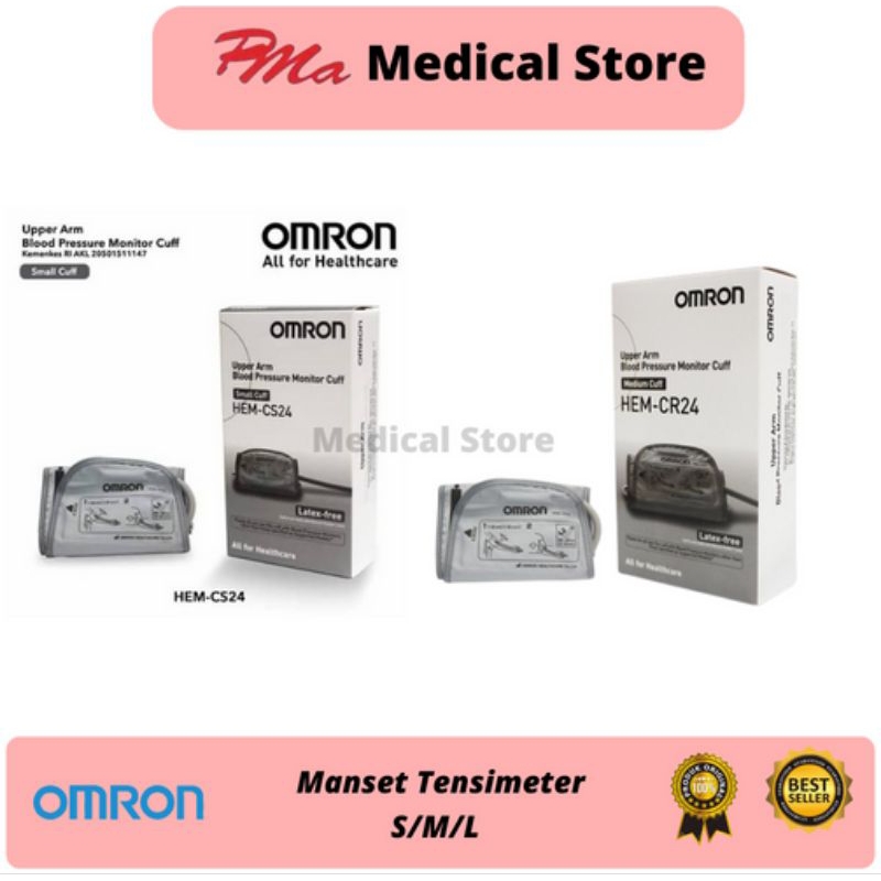 Jual Manset Tensimeter Omron Ukuran S / M / L Manset Omron HEM-CR24 ...