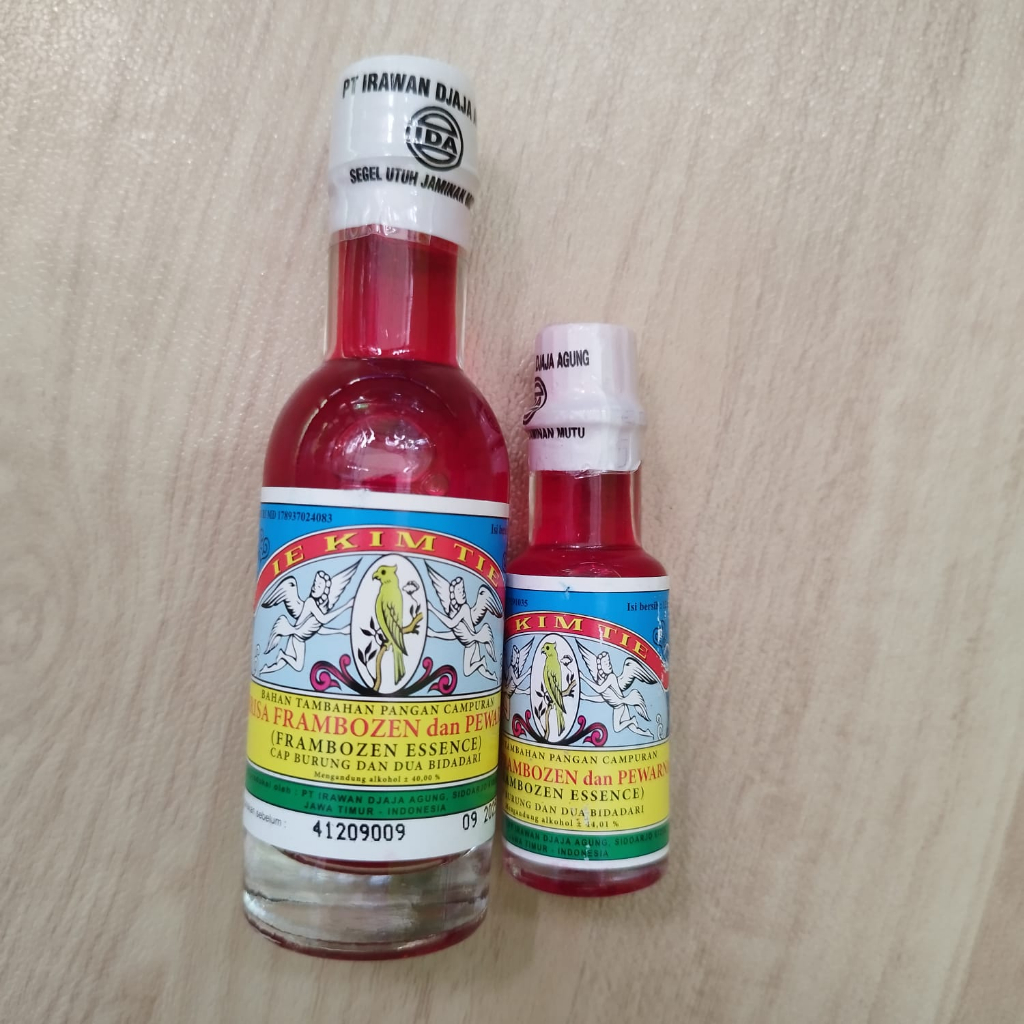 Jual Ie Kim Tie Perisa Frambozen dan Pewarna Frambozen Essence cap ...