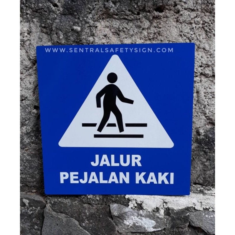 Jual Rambu Jalur Pejalan Kaki 60x50cm | Shopee Indonesia