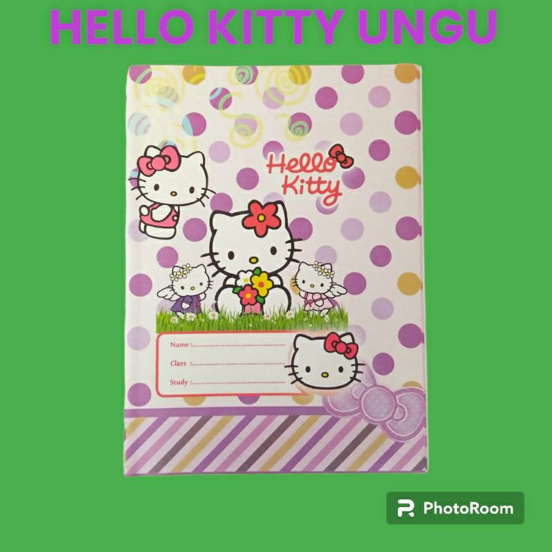 Jual Sampul Buku Kertas isi 20 Lembar Ukuran Kwarto Gambar Hello Kitty ...