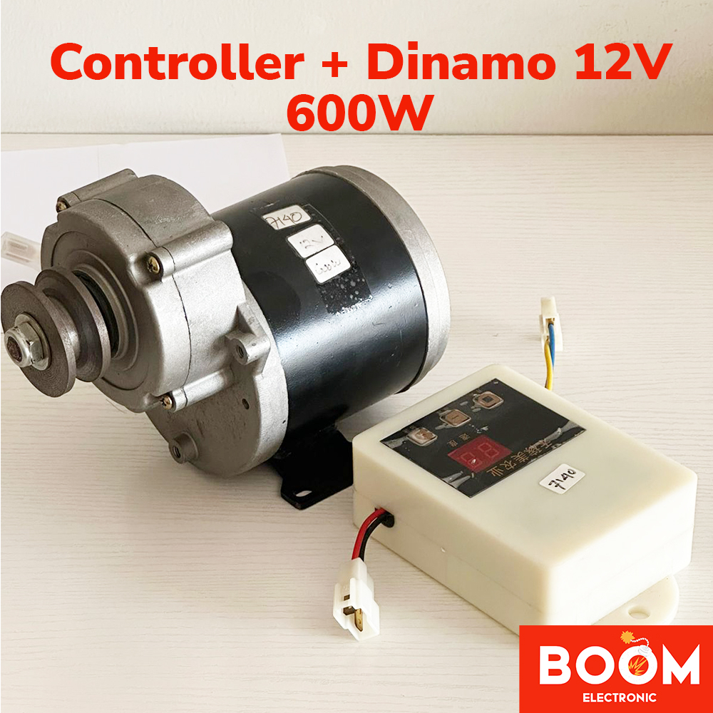 Jual PAKET!! Dinamo Motor Alat Pertanian 600W DC 12V HIGH TORSI dan Speed controller (7140P ...