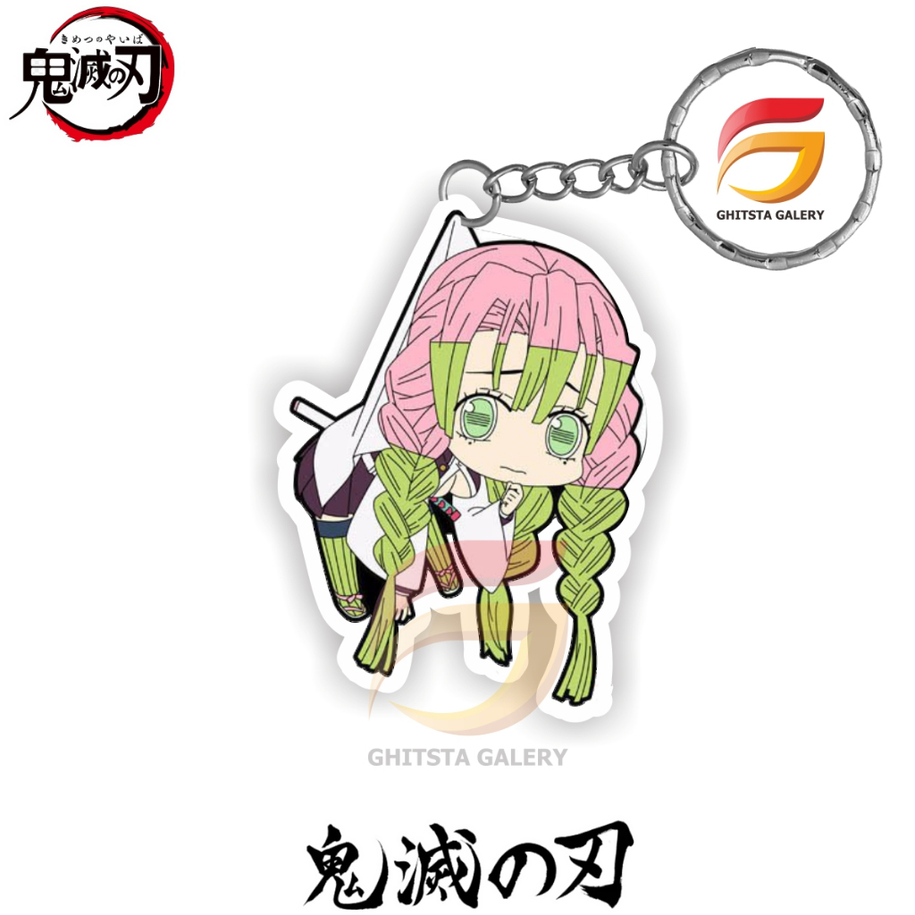 Jual Gantungan Kunci MITSURI KANROJI HASHIRA CINTA Demon Slayer Kimetsu ...