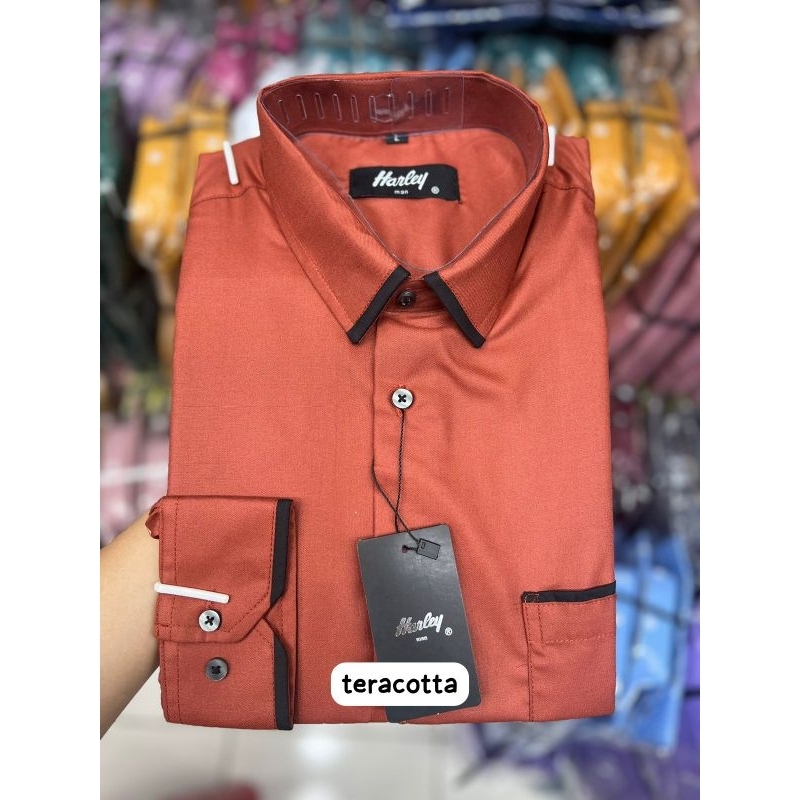 Jual kemeja harley lengan panjang warna teracotta kemeja hitam lengan ... Jual kemeja harley lengan panjang warna teracotta kemeja hitam lengan ...