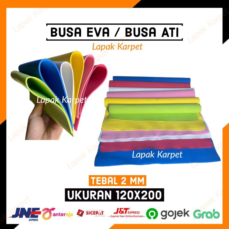 Jual busa ati 2mm / busa eva imitasi / busa eva roll / 120x200 cm ...
