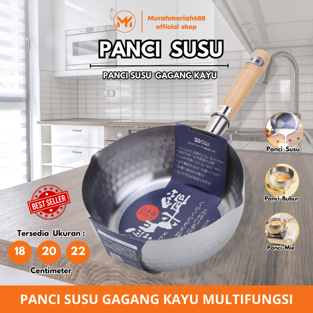 Jual MM - A022 - PANCI SUSU UKURAN 22/20/18 CM PANCI MIE STAINLESS ...