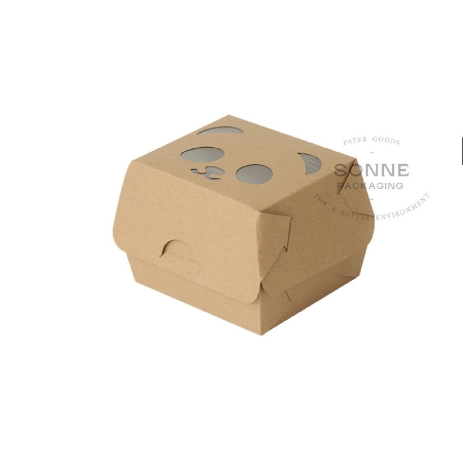 Jual Lunch Box Burger Polos dan Eat Me 1 Pack isi 50 Pcs /Box Burger ...