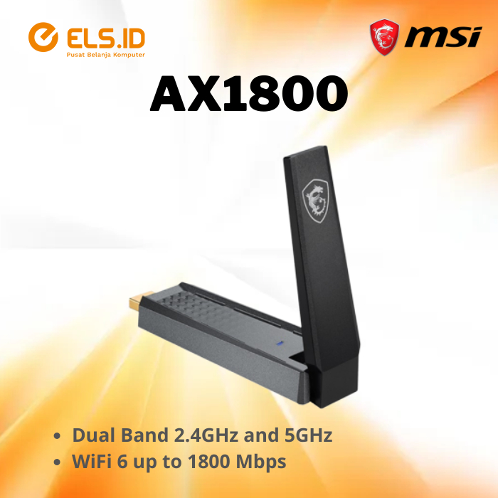 Jual MSI AX1800 Wi-Fi USB Adapter | Shopee Indonesia