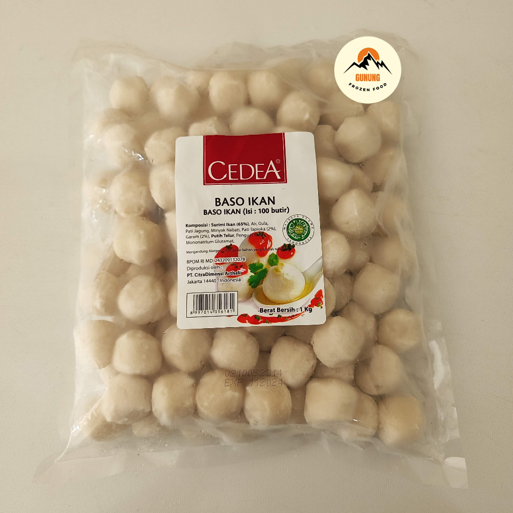 Jual Cedea Bakso Ikan 1kg (100 butir) | Shopee Indonesia