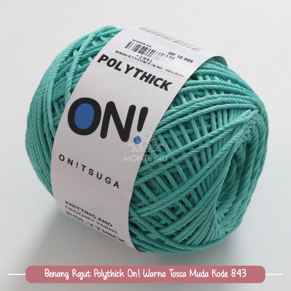 Jual Onitsuga Benang Rajut Polythick Polyester Warna Warni Tebal Murah ...