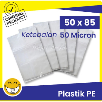 Jual Kantong Plastik PE Besar Tebal 50 Micron Ukuran 50x85 CM 1KG | Shopee Indonesia