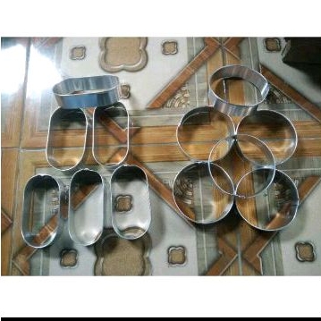 Jual RING CUTTER/RING ROTI/RING BURGER/RING CUTTER COOKIES STAINLESS ...