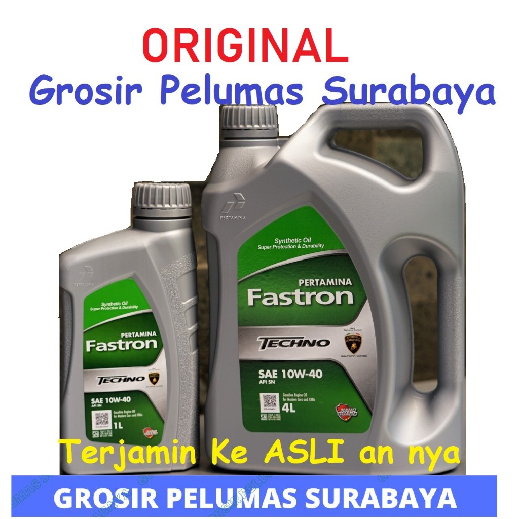Jual Original Oli mesin Pertamina Fastron techno 10w/40 10w-40 10W40 ...