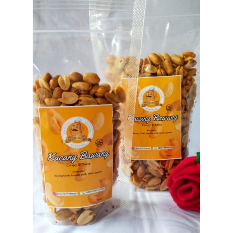 Jual Kacang Bawang Gurih kemasan mulai 100 gram, kacang bawang santan ...