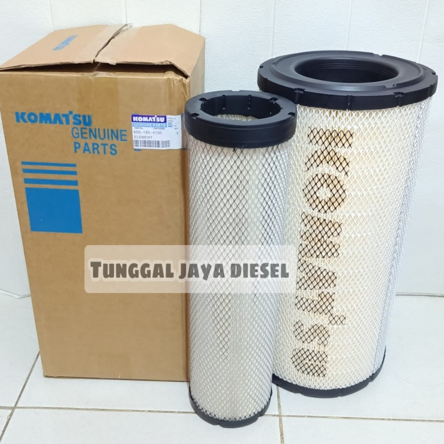 Jual Element Filter Udara PC200-8 Komatsu 600-185-4100 + 600-185-4110 ...