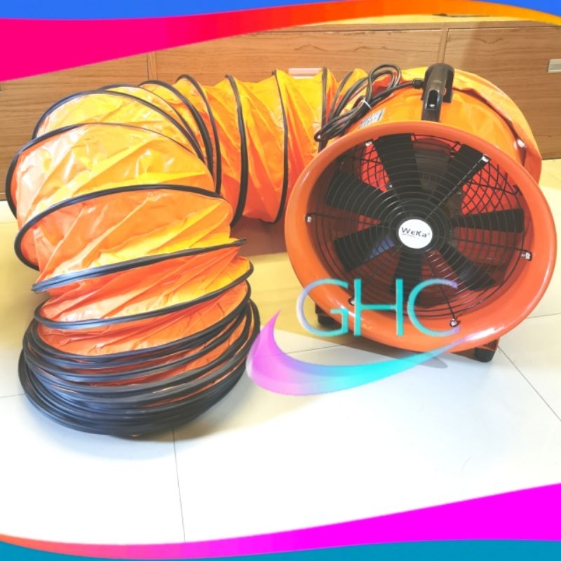 Jual Portable Ventilator 14 inch Plus Slang 5 Meter Weka Germany Blower ...
